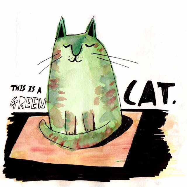Green Cat.