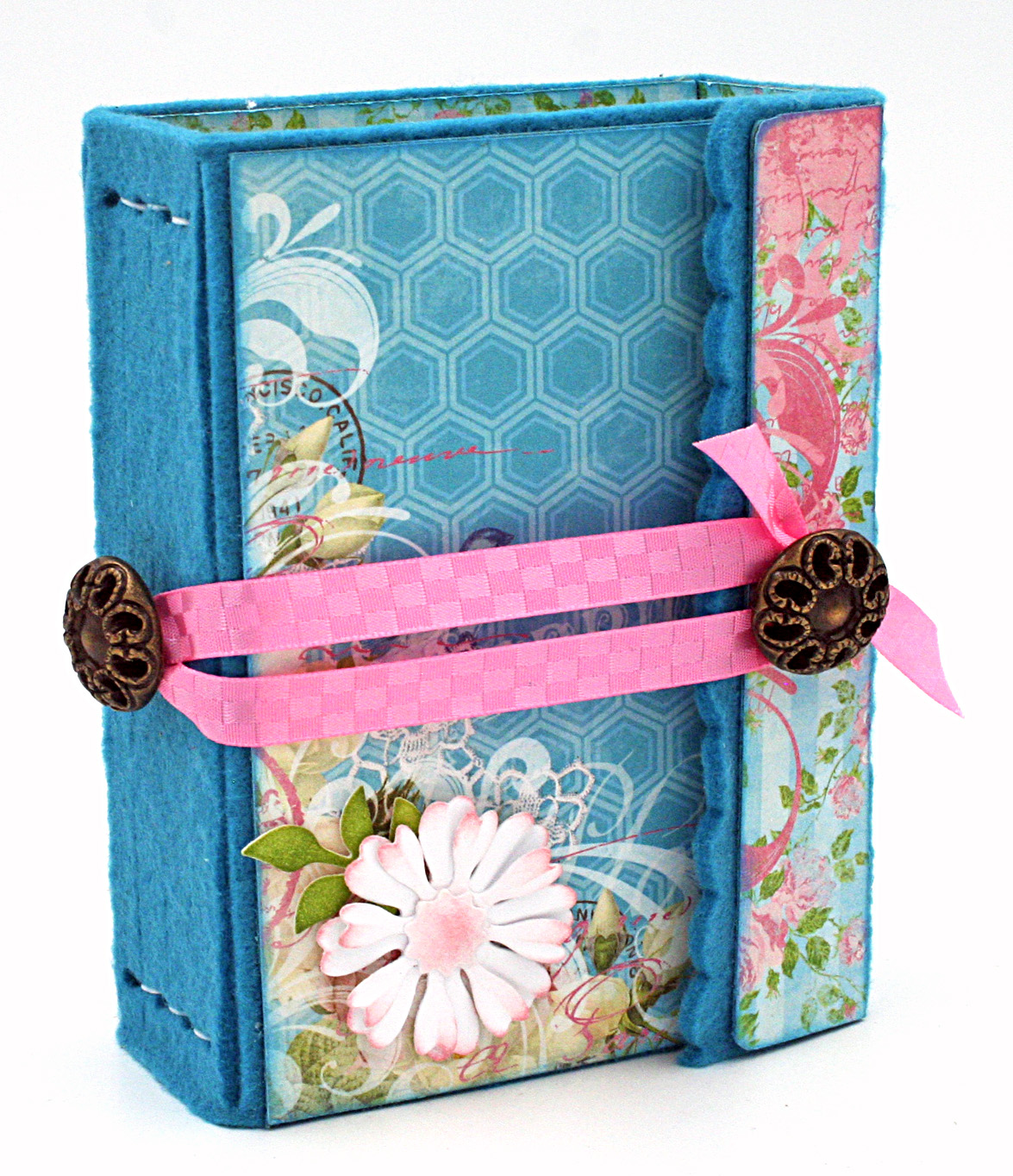 Scrap, Travel, and Bark!: Felt Wrapped Journal by Eileen Hull Designs ...