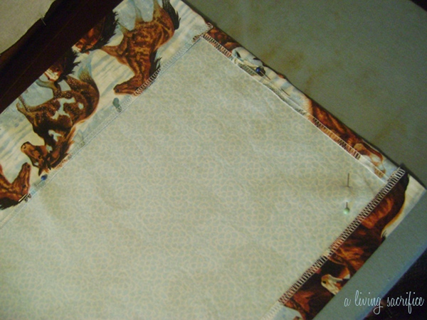 A Living Sacrifice: How to: Make a Valence with a Lining