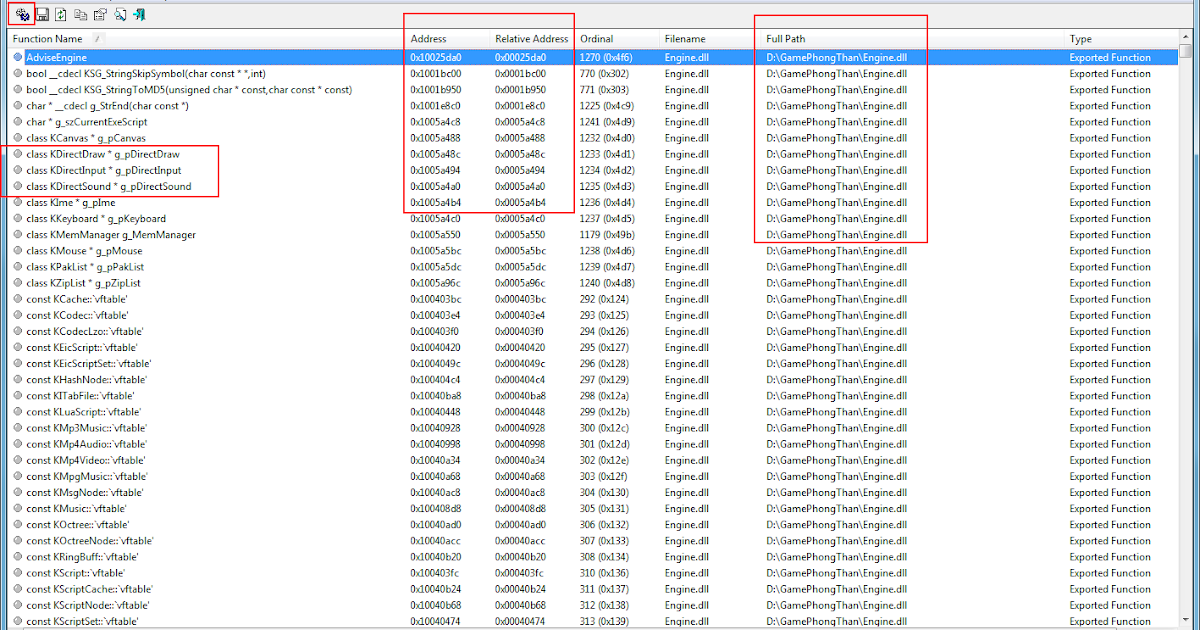 [Tips] Get Exported function in dll files written by C++ programming language - Learn Tech Tips