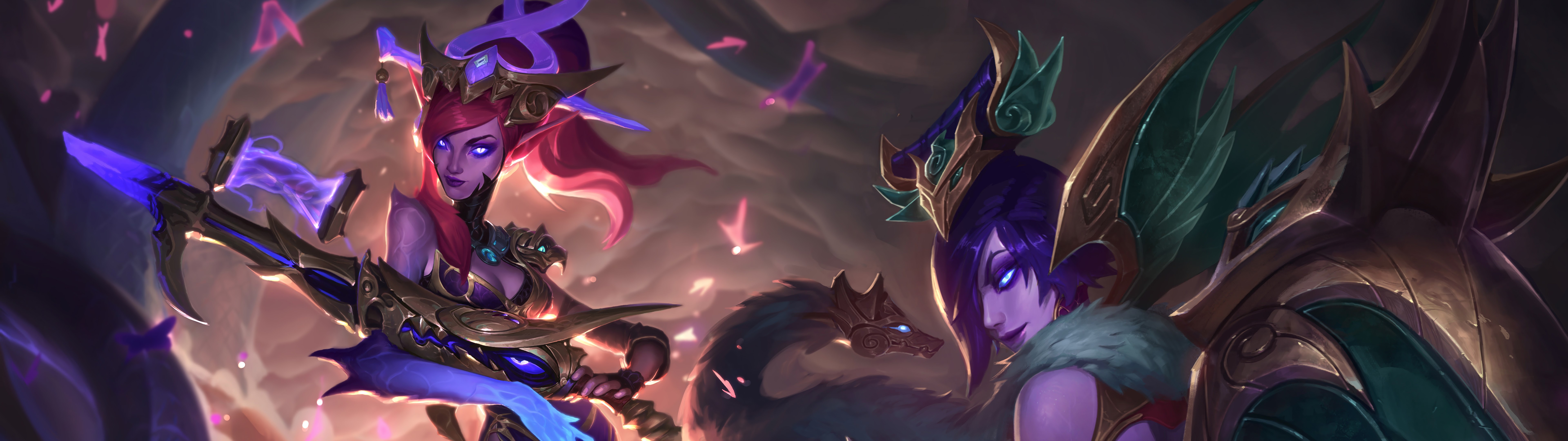 Lunar Wraith Morgana, Caityn, Splash Art, New Update, LoL, 8K, #47 ...