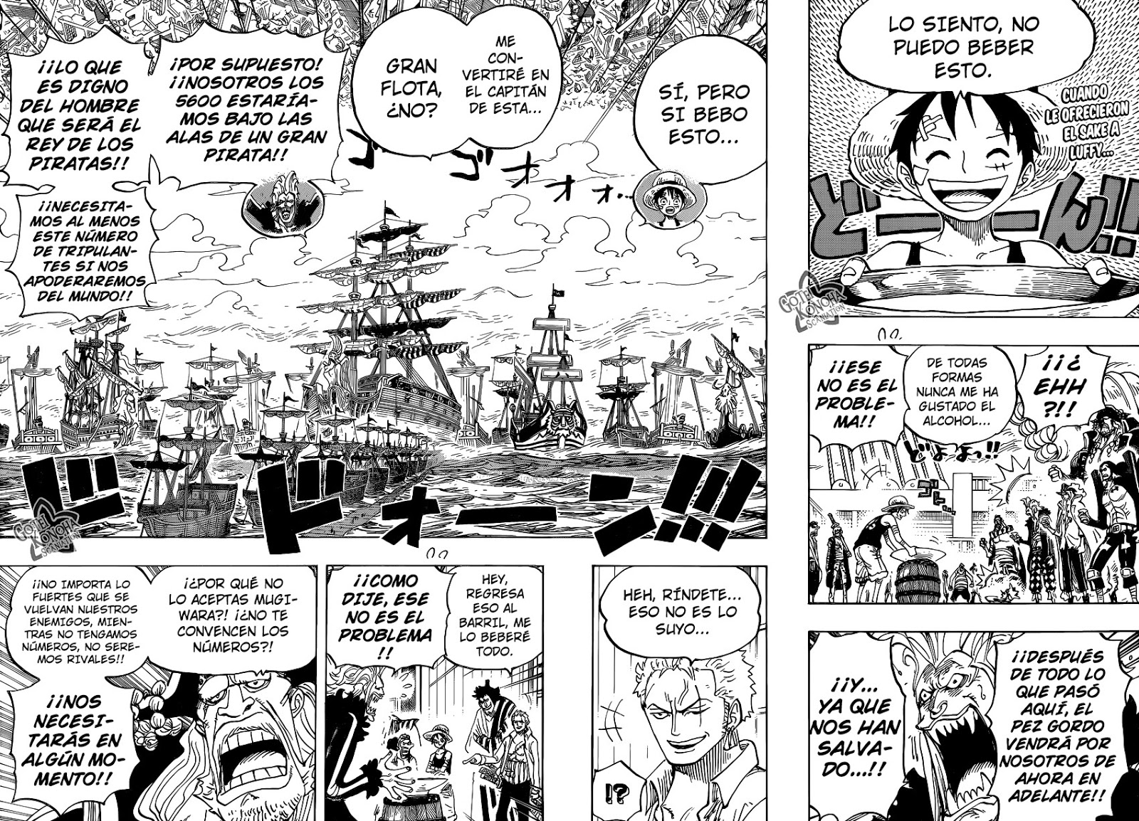One Piece Manga Capitulo 800. Intercambio de Sake ~ ParaisoGrandLine