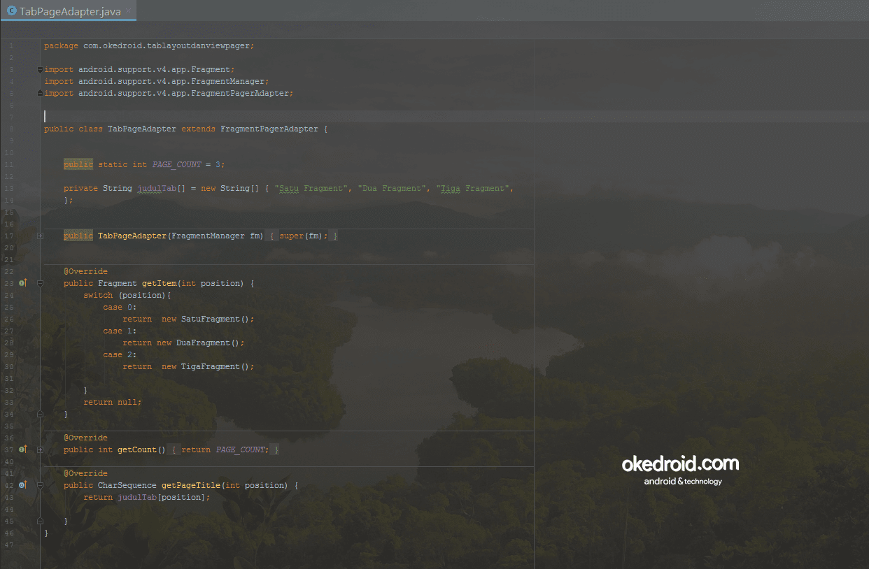 Belajar Memakai Material Tablayout Dan Viewpager Android - Java Media Kita