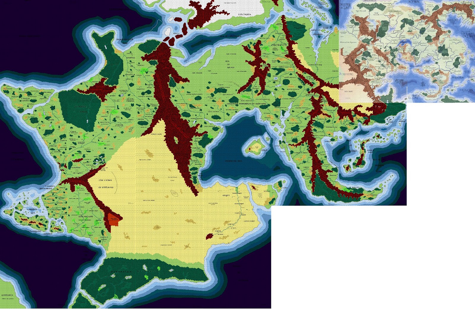 Mapping Beyond the Flanaess: All Together Now! – Greyhawk Grognard