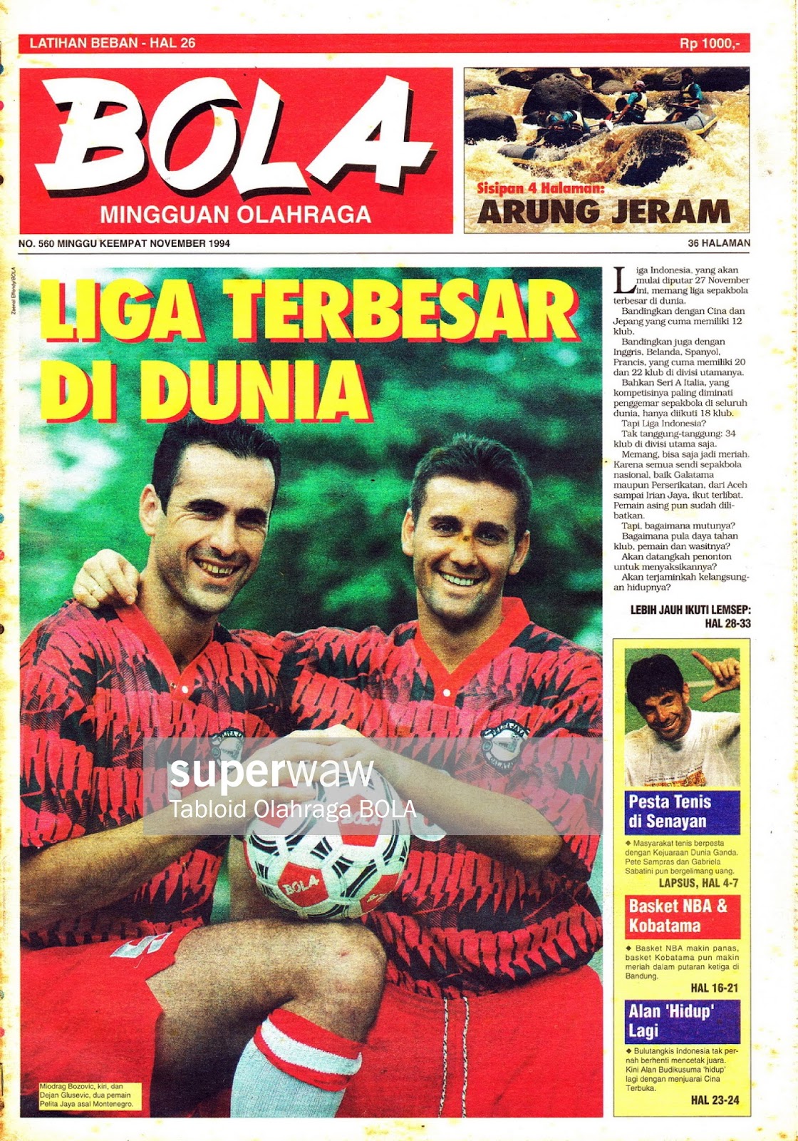 TABLOID BOLA: LIGA TERBESAR DI DUNIA