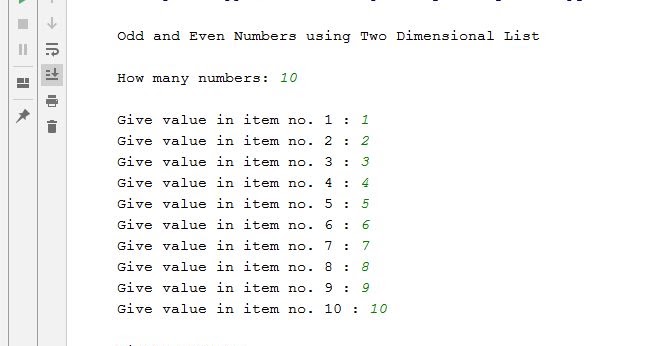 Free Programming Source Codes And Computer Programming Tutorials Odd And Even Numbers Using Two