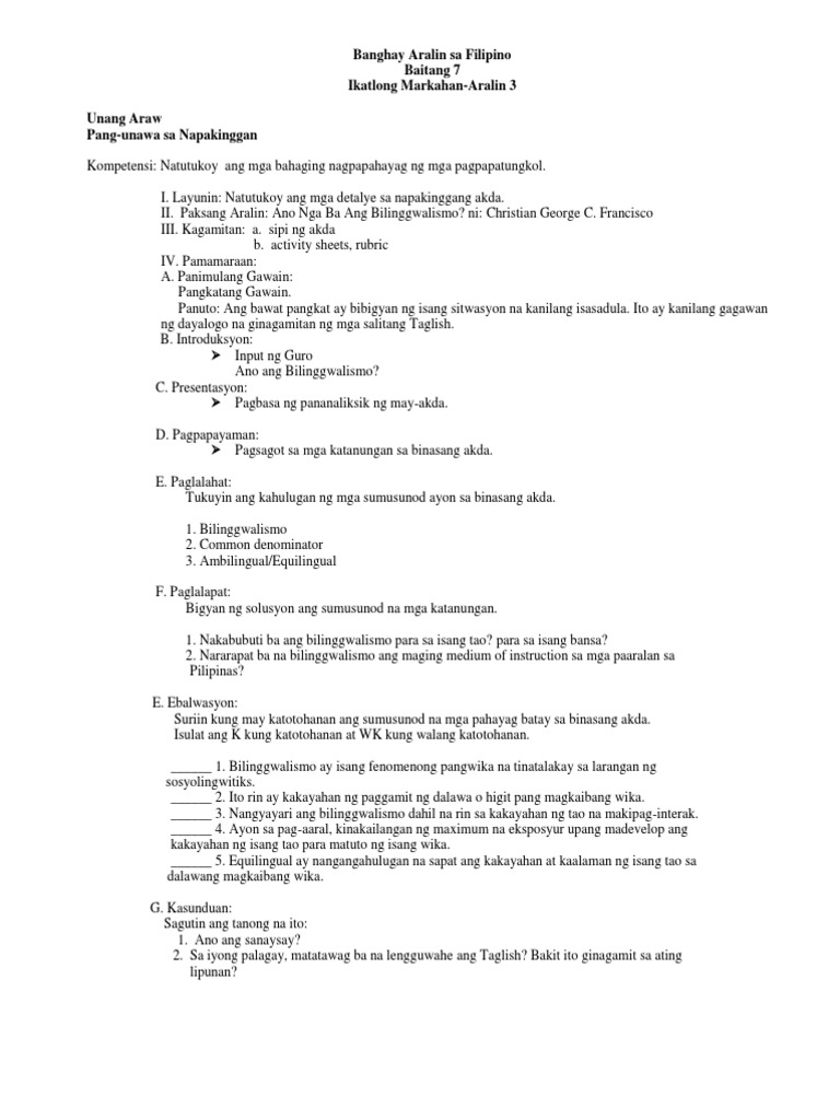 bilinggwalismo - philippin news collections