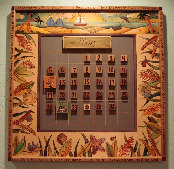 Life is Like Honey: Our Sticks Perpetual Calendar