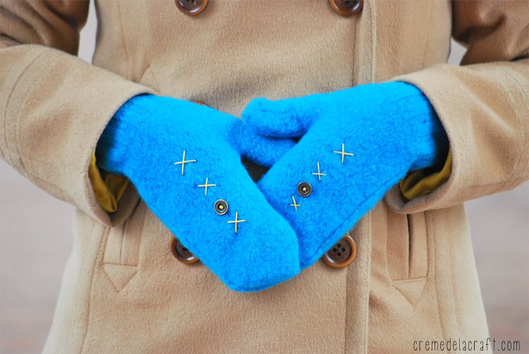 DIY: Make Mittens from Sweaters in Minutes - Handy DIY