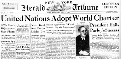 Lo Que Pasó en la Historia: June 26: The United Nations Charter is ...