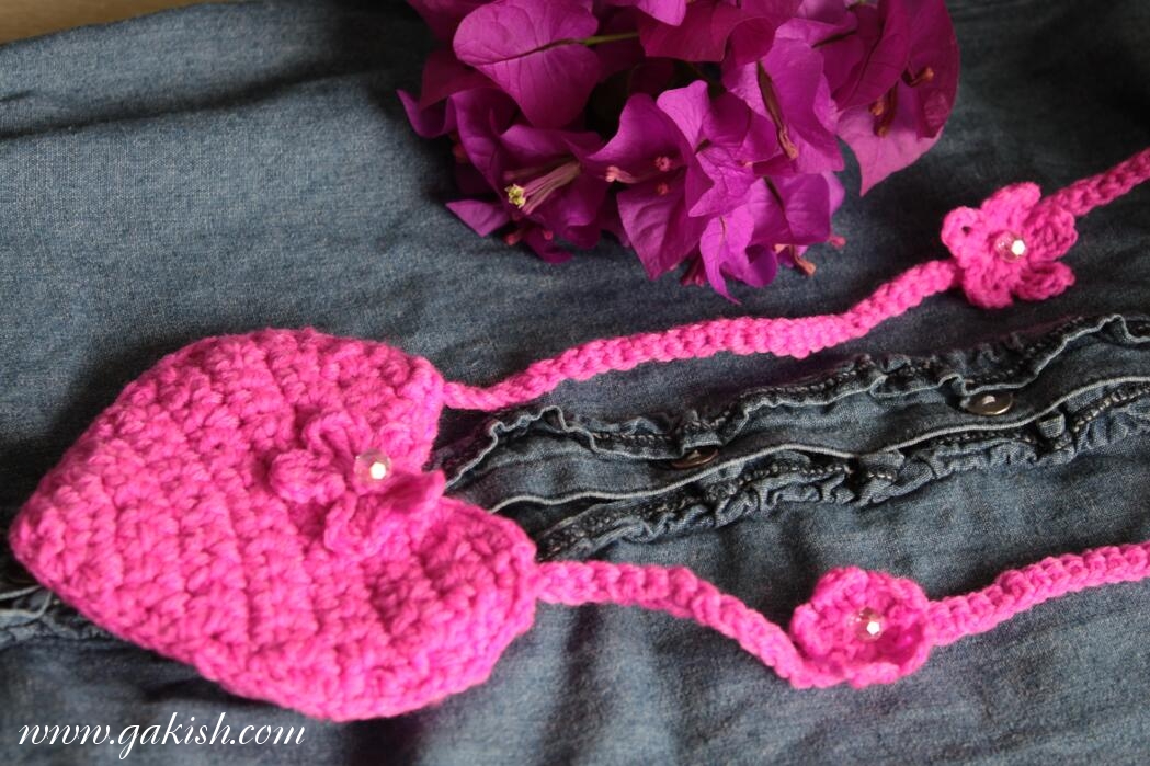 Всё для детей: Вязаная сумочка для девочек