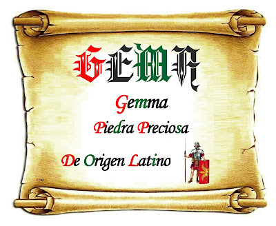 El origen de los nombres: Gema