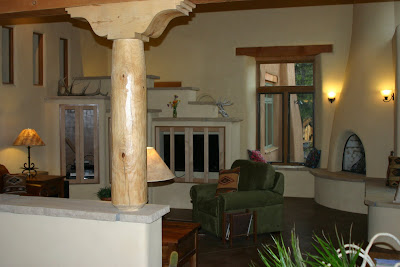 Building a double adobe wall house