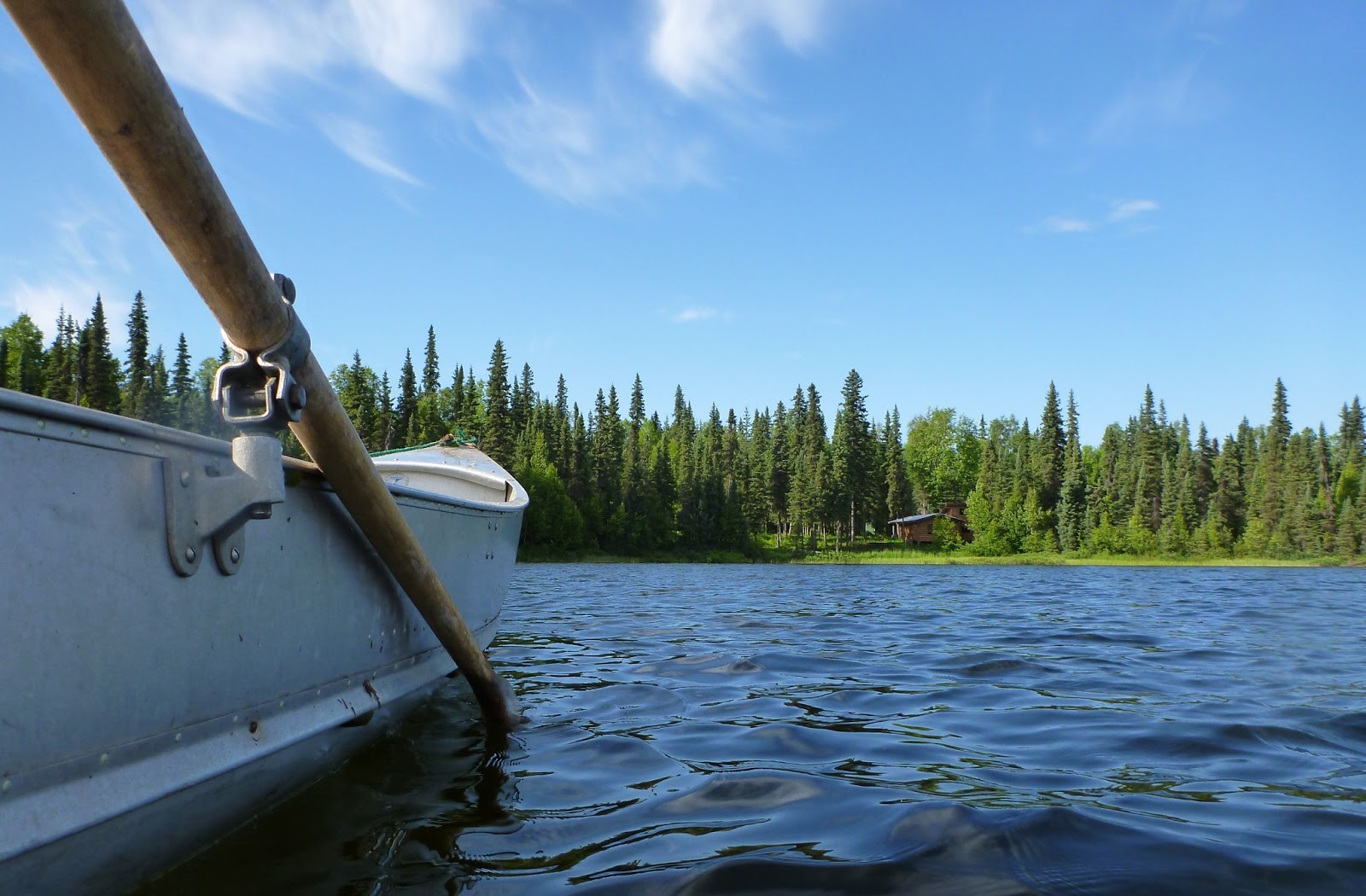 Row Boat: Row Boat With Cabin