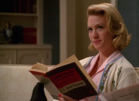 Belle's Bookshelf: Reading Icons: Betty Draper Francis