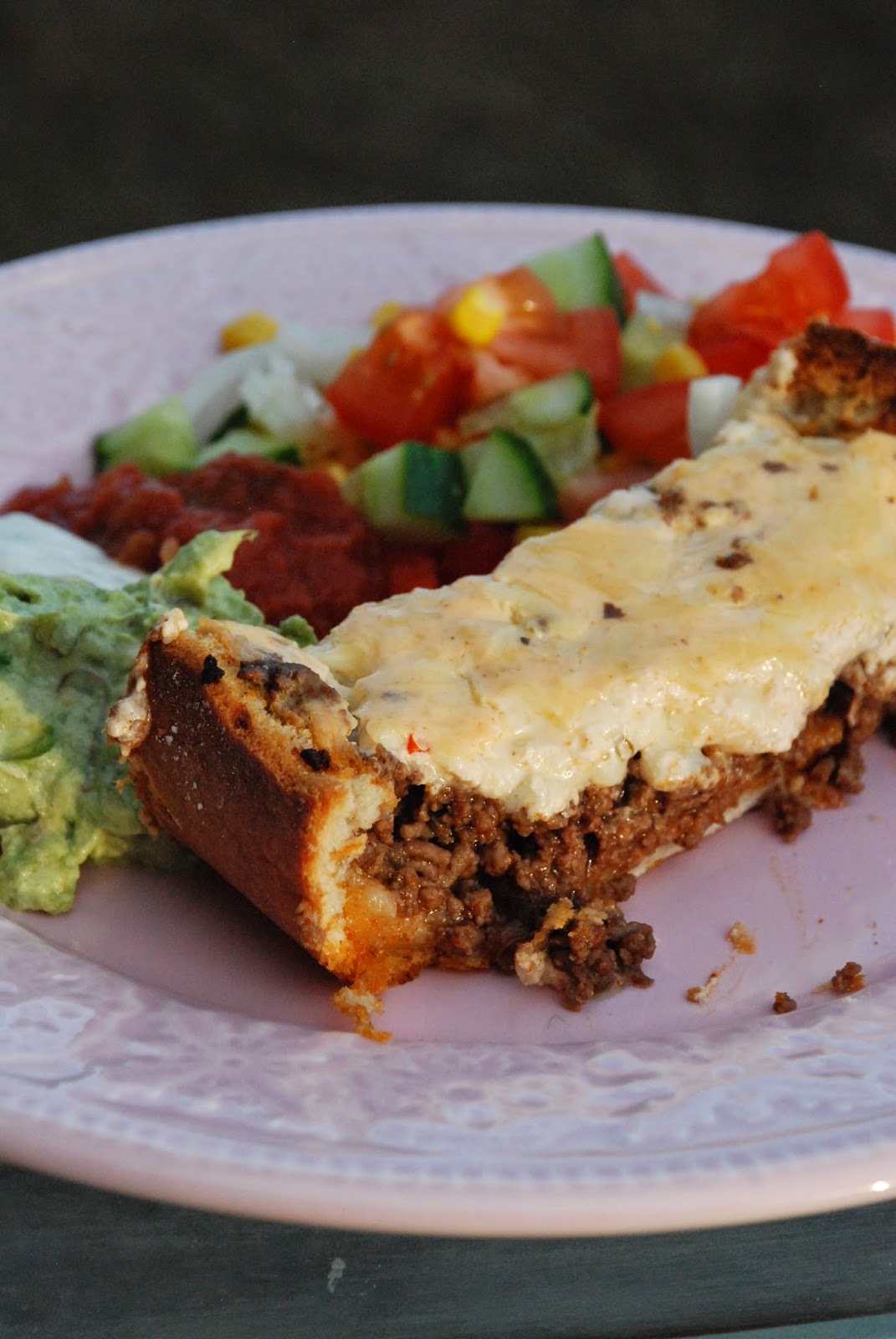 Smaskelismaskens: Tacofylld fralla med osttäcke