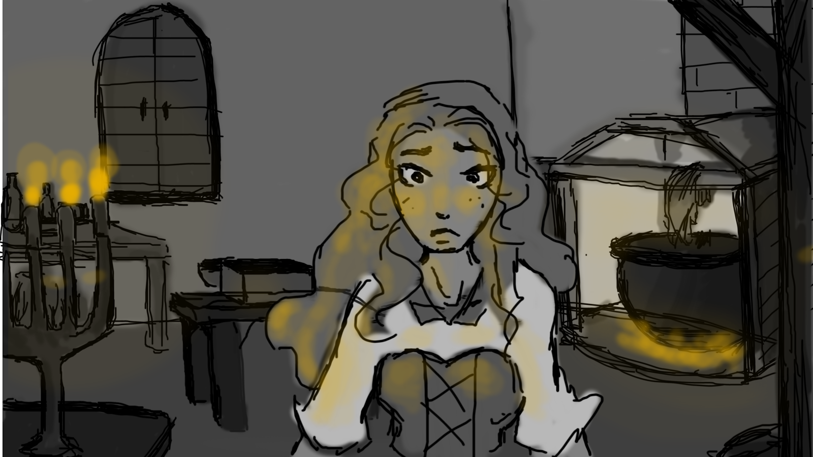 Animation Things: VCD: Blythe Background (Lightning, composition)