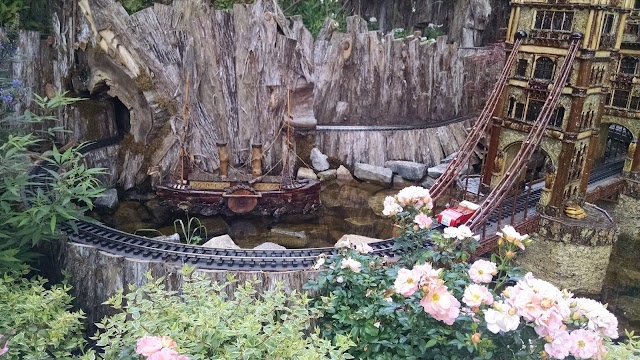 Vanderbilt Travels Railway Train Display at Biltmore