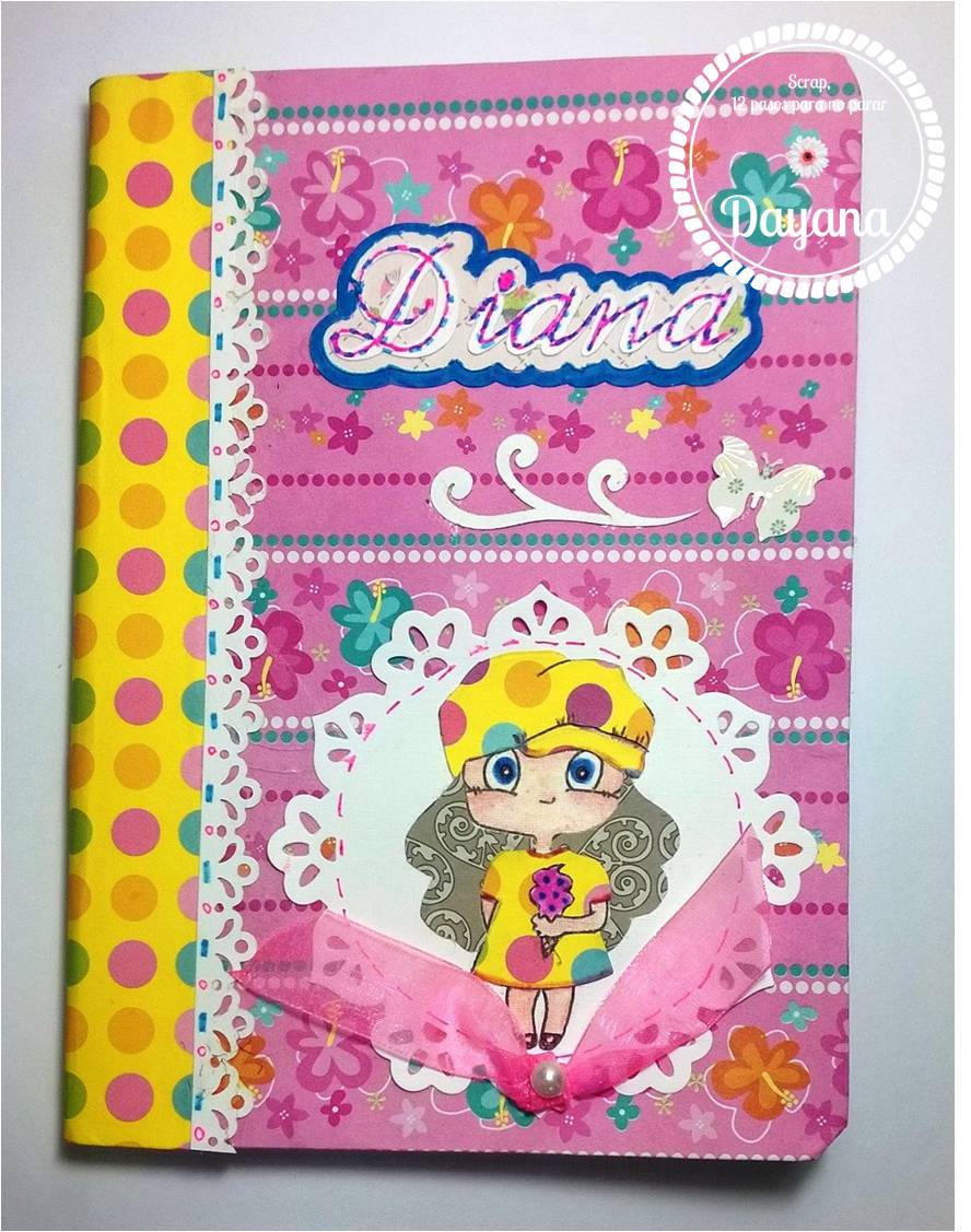 -. Detallitos Dahlymar.-: Reto # 19 Alteremos una libreta con Scrap 12 ...