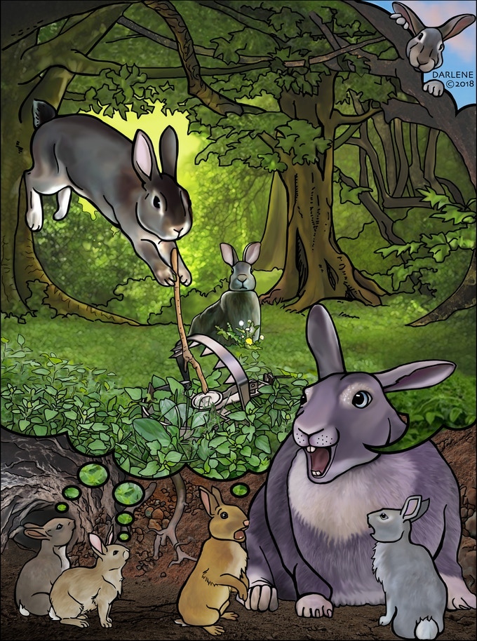 Tenkar's Tavern: Kickstarter - Bunnies & Burrows - Silly Wabbit ...