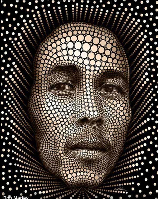 The Portraits Made Of Circles - Enjoy your life