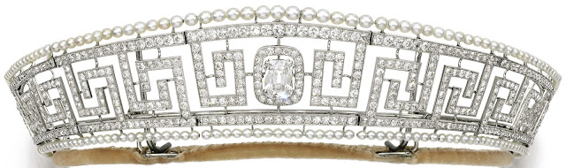 Tiara Mania: Lady Allan's Pearl Meander Tiara