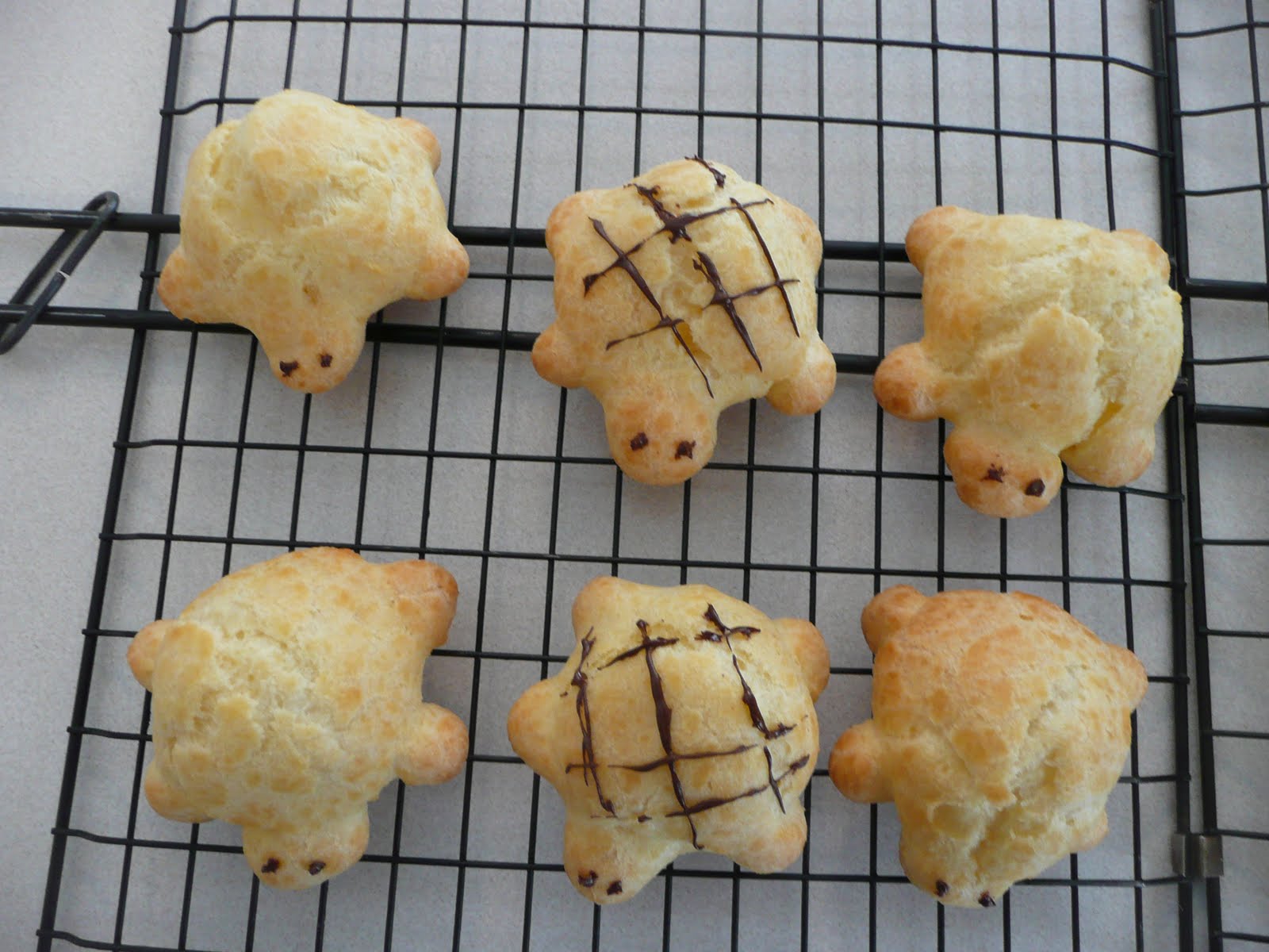 KuKuKawaii: Totoro & turtle cream puffs
