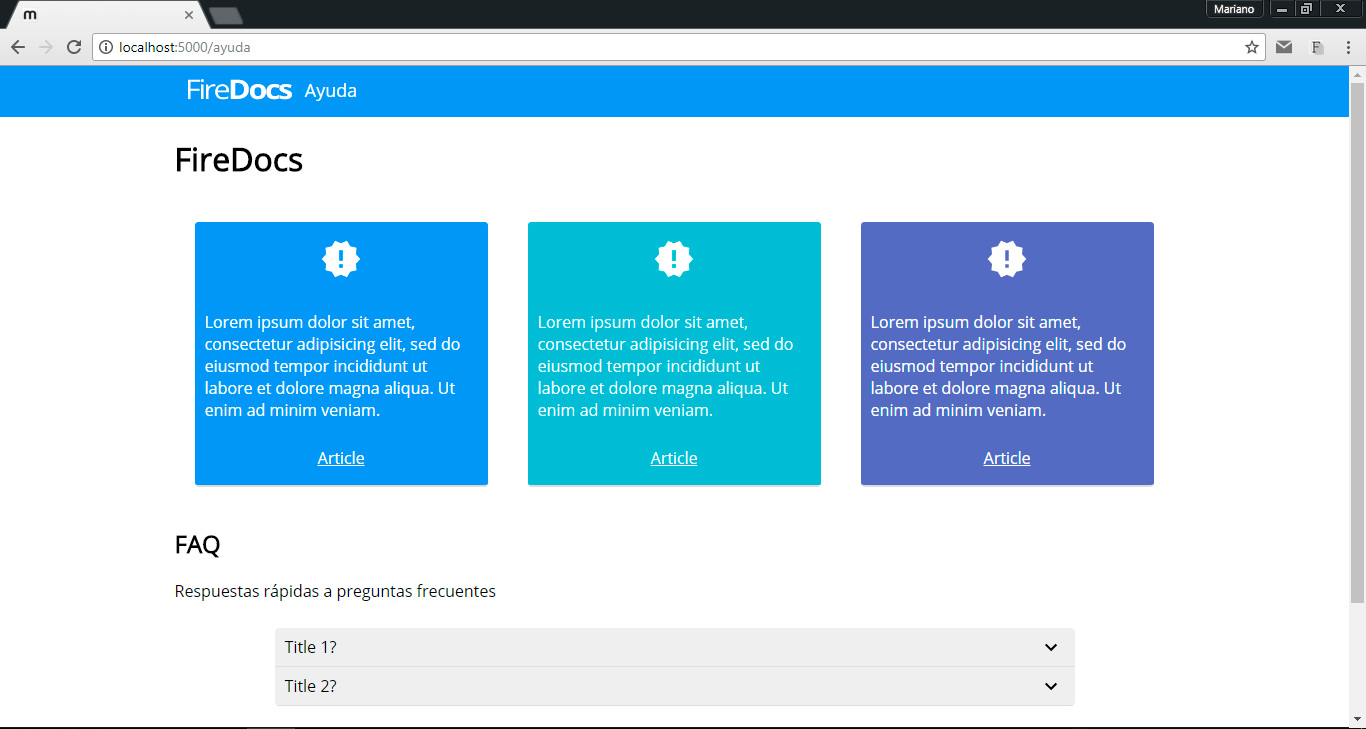 Tinta de código: FireDocs: Create a knowledge base with Firebase