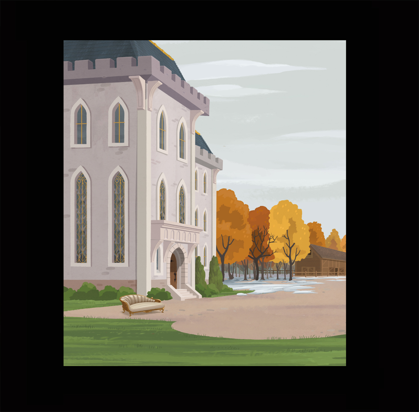 Craig Simmons Design: Background paint for "The Royals", a Cartoon ...