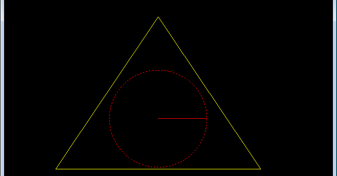 Write A Program In Cc Using Opengl To Draw A Triangle Of Blue Colour And Inside That Draw A 3039