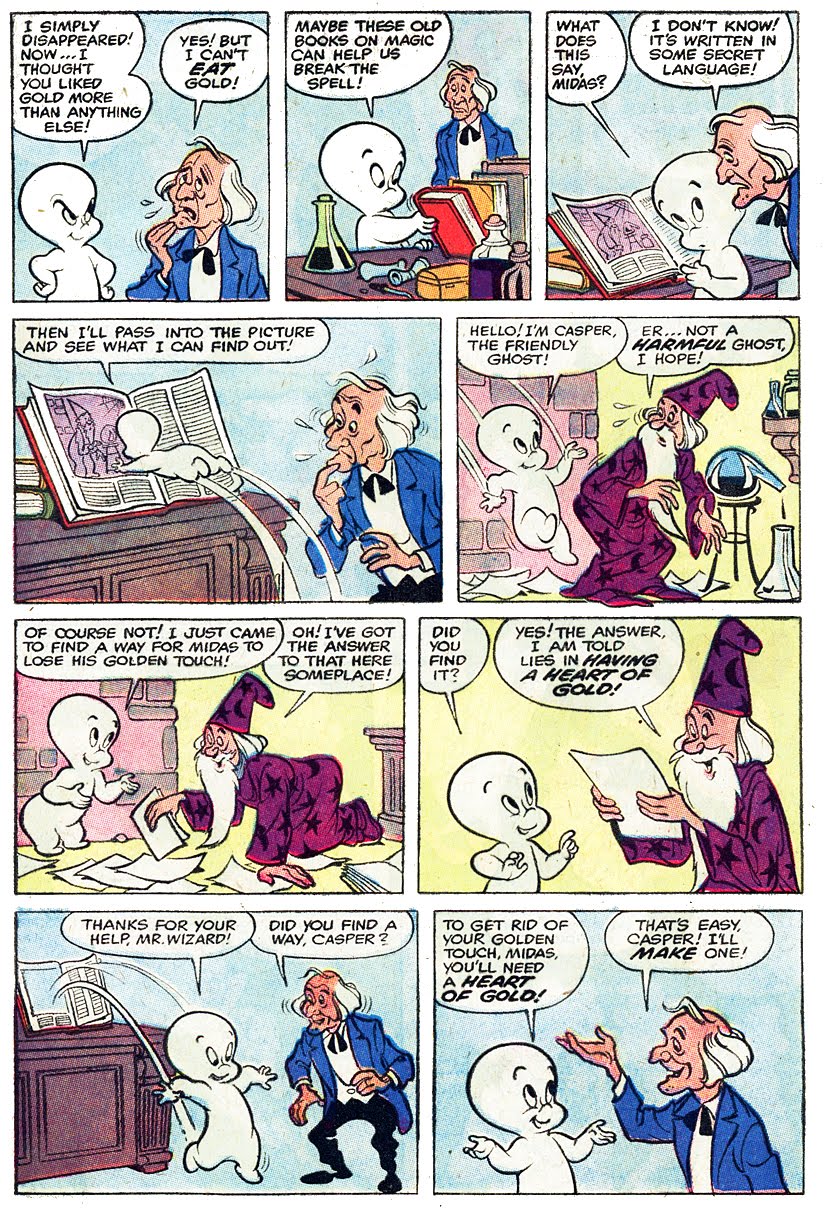 The Big Blog of Kids’ Comics!: Friendly Ghost, Casper in "The Golden Touch"