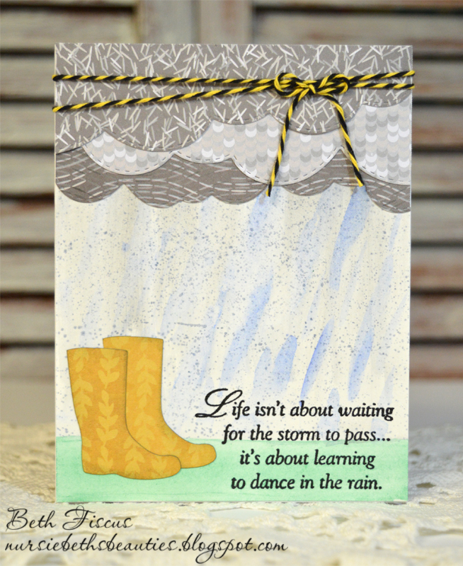 Beth's Beauties: Dance In The Rain Card