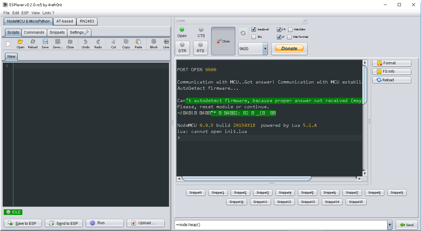 葉難 Esp8266：第一次接觸adafruit Huzzah Esp8266 Breakout，燒錄韌體nodemcu、arduino