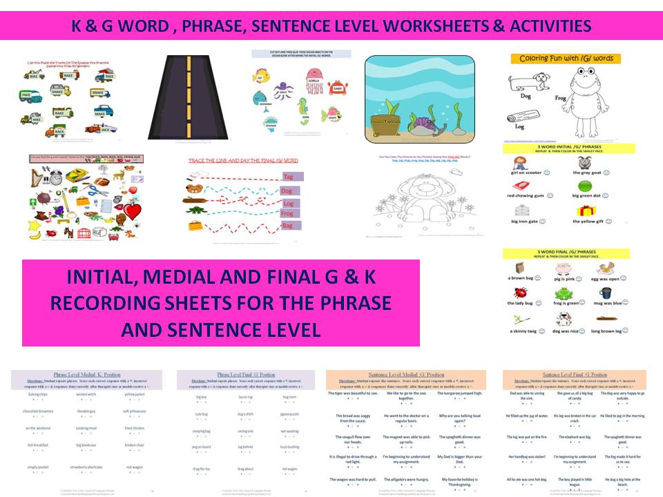 Twin Speech, Language & Literacy LLC: 90 Pages of Cool "C" & "K ...