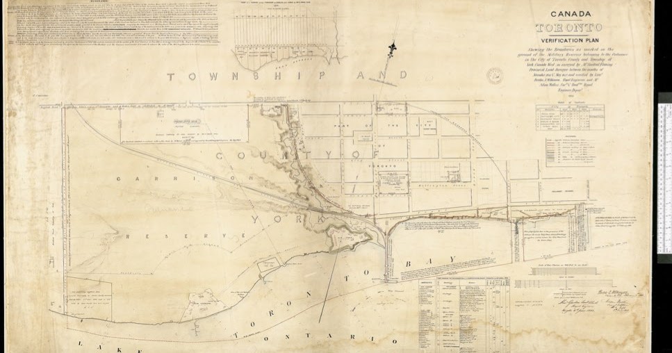 Fort York and Garrison Common Maps: 1852 Fleming/Wilkinson/Walker ...