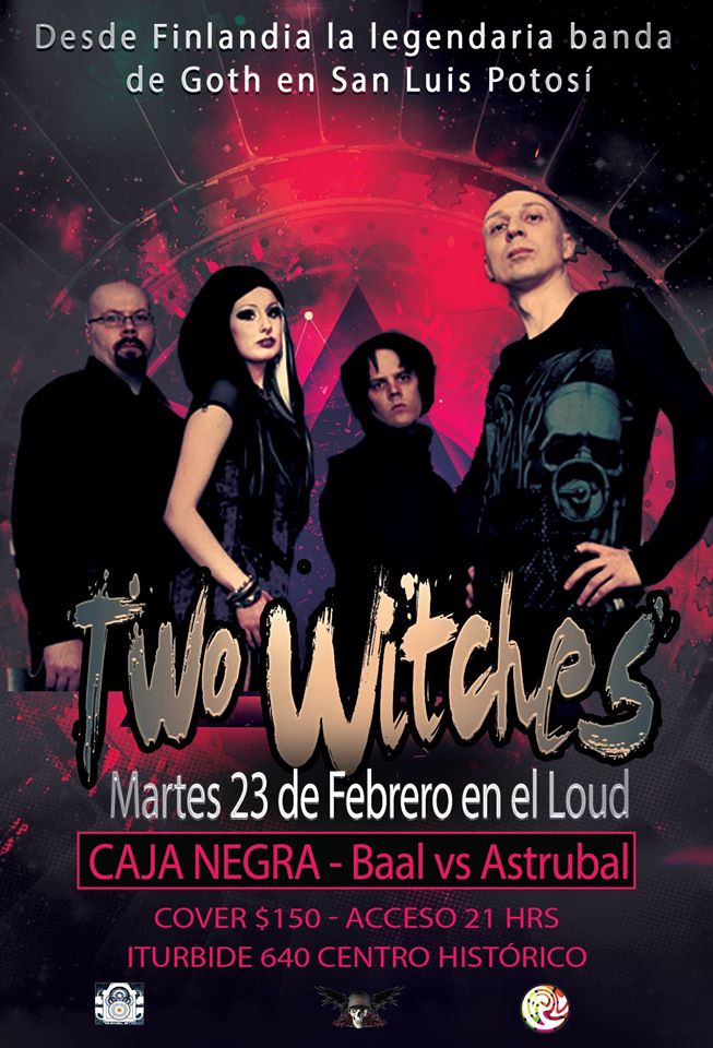 paraje tunero: Llega la legendaria banda finalndesa de goth, Two ...