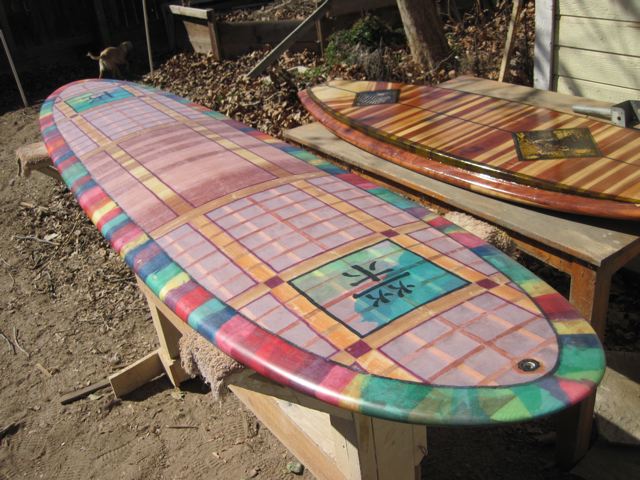 Wooden Surfboards: Japanese inspired Shoji board