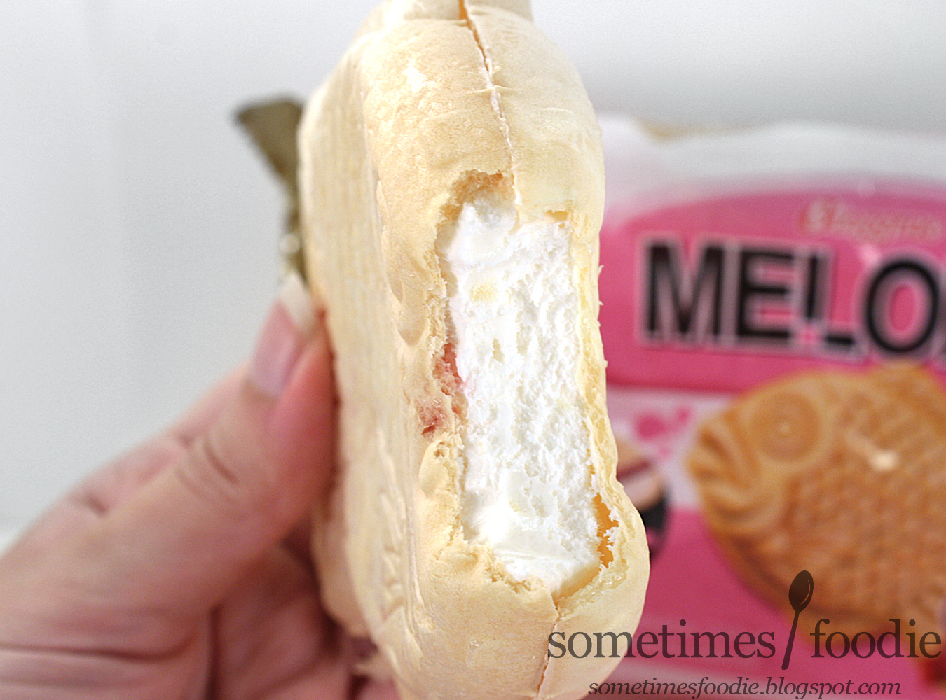 Sometimes Foodie: Melona Vanilla Ice Cream with Strawberry Syrup - H ...