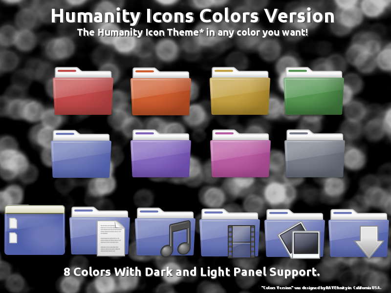 Humanity Icons Colors: 8 Different Colors For Humanity Icon Theme ~ Web ...