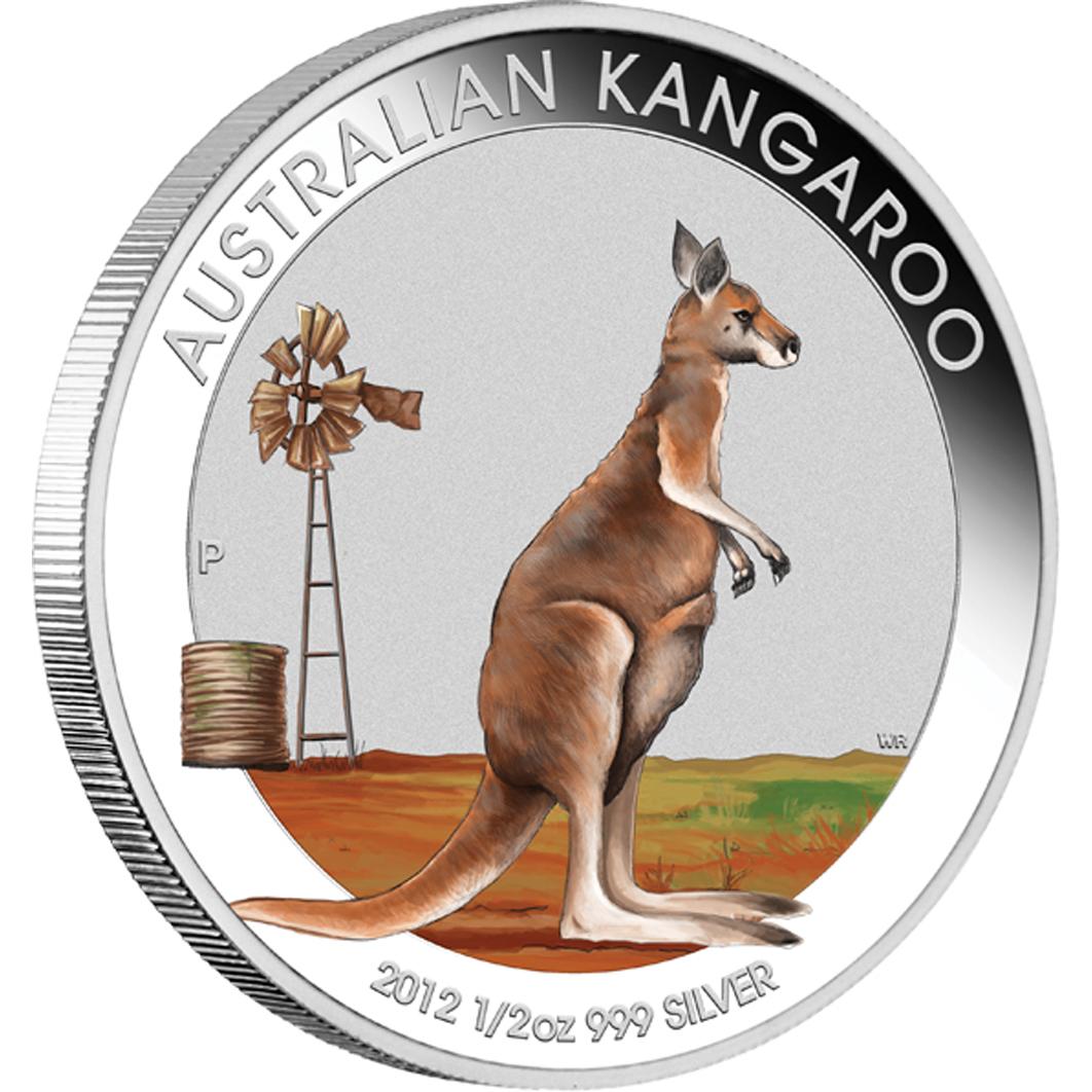 Australia Silver: Australian Outback 2012 Coloured Kangaroo, Koala and ...