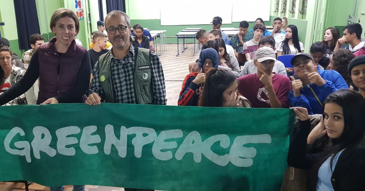 Colégio Estadual Miguel Lampert: Greenpeace no Miguel Lampert! Colégio Estadual Miguel Lampert: Greenpeace no Miguel Lampert!