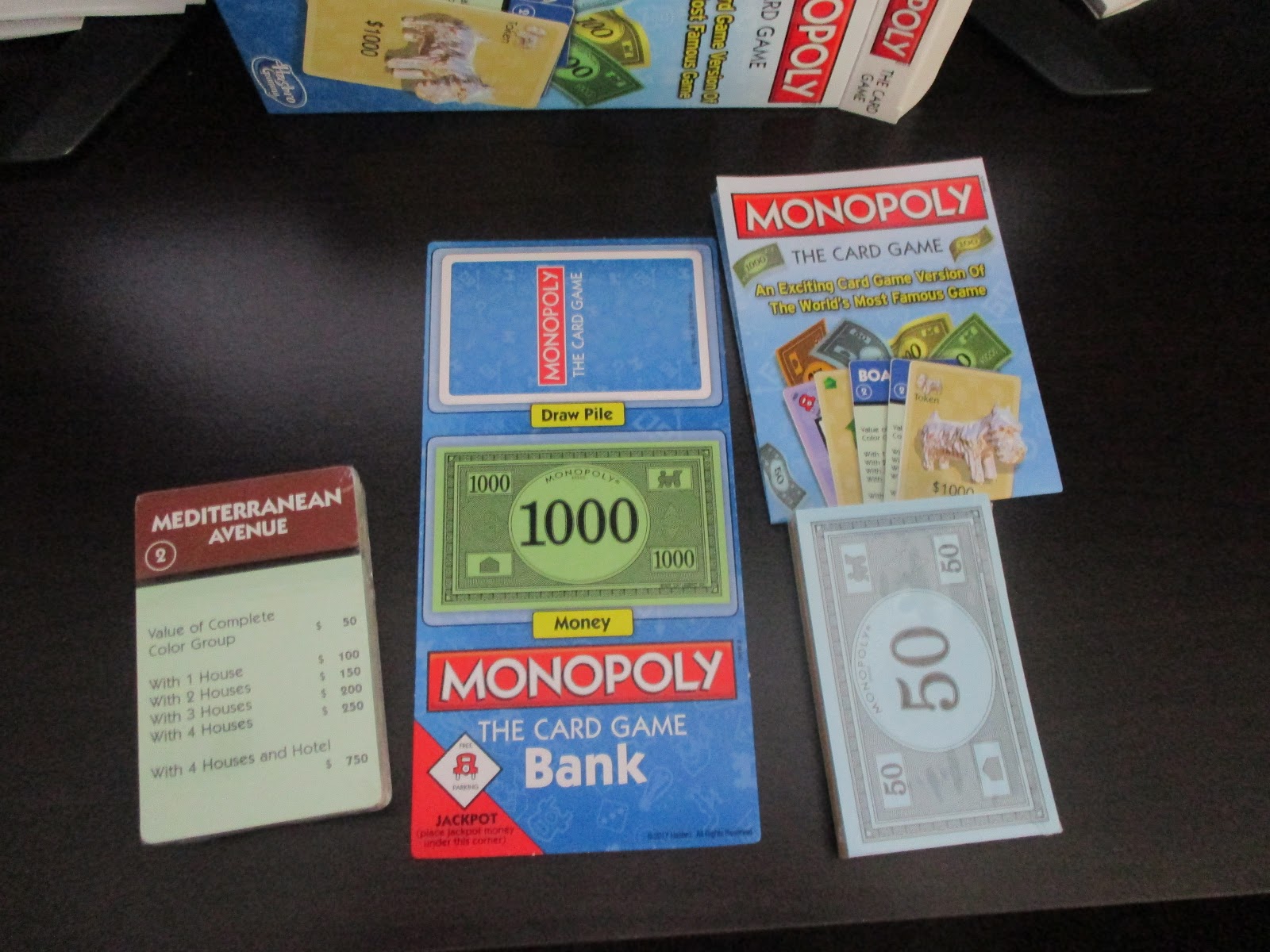 Missy's Product Reviews : Monopoly The Card Game from Winning Moves