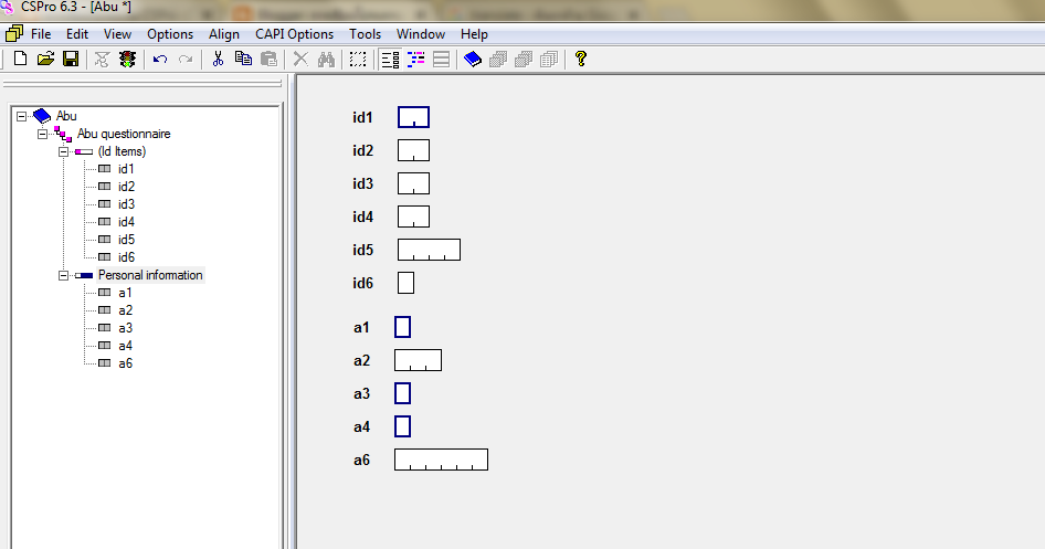 การเขียนโปรแกรม CSPro เบื้องต้น