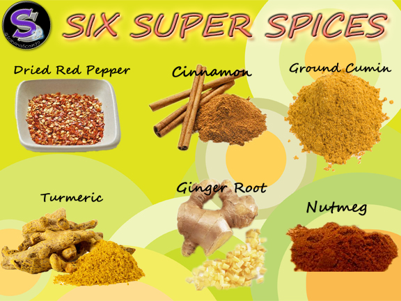 Sabrina's Crossing -- An athlete's life on the road: 6 Super Spices