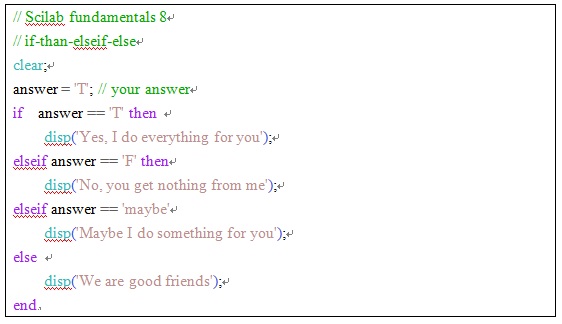 Scilab Kit: Scilab fundamentals 8 - The if statement