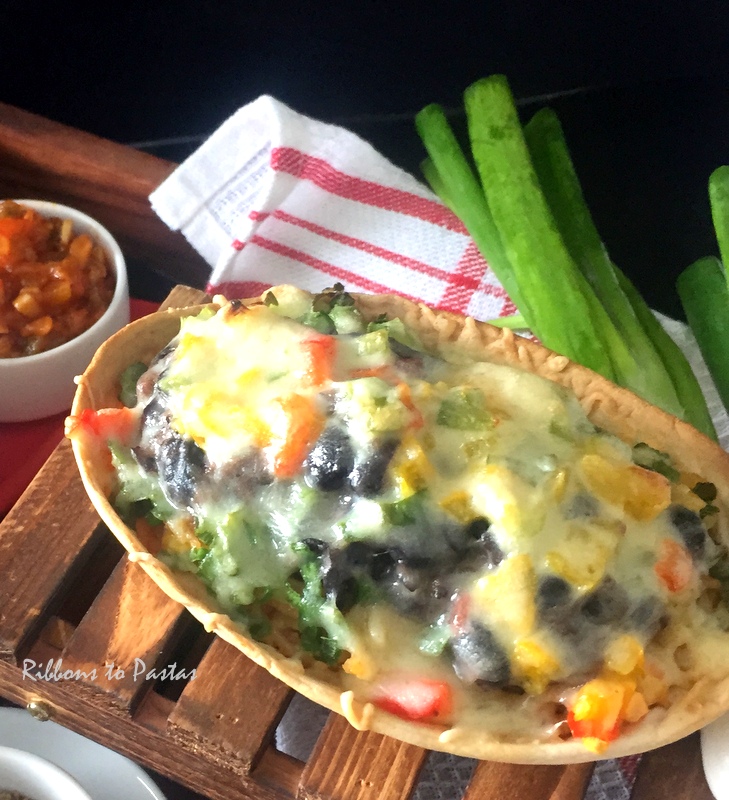 Mexican Stuff and Stand Bowl - Ribbons to Pastas