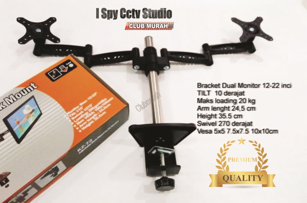 BRACKET MEJA DUAL LED TV Bracket MEJA DOUBLE LED TV