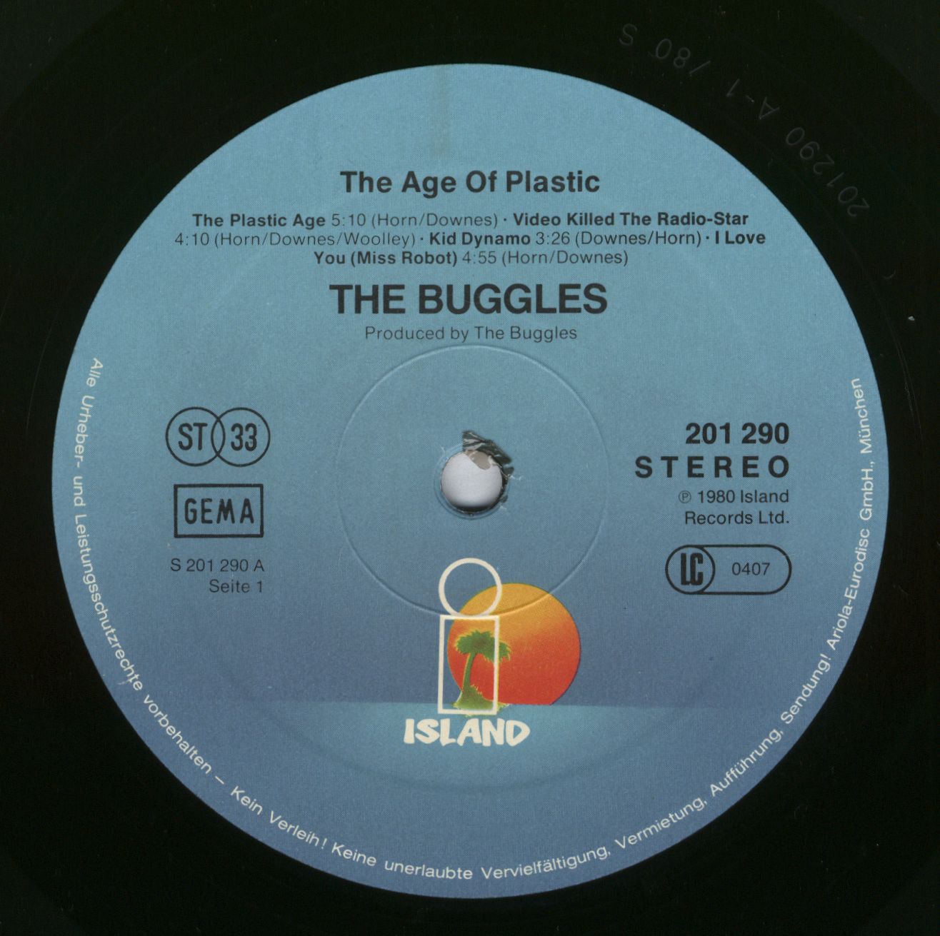 Buggles 1980 The Age Of Plastic