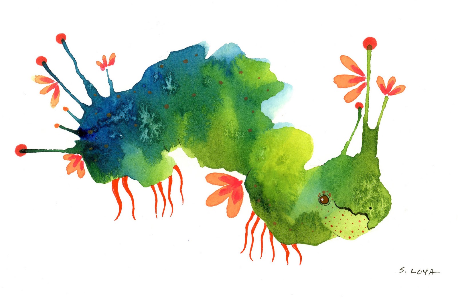 Go Flying Turtle: new splotch monsters for may!