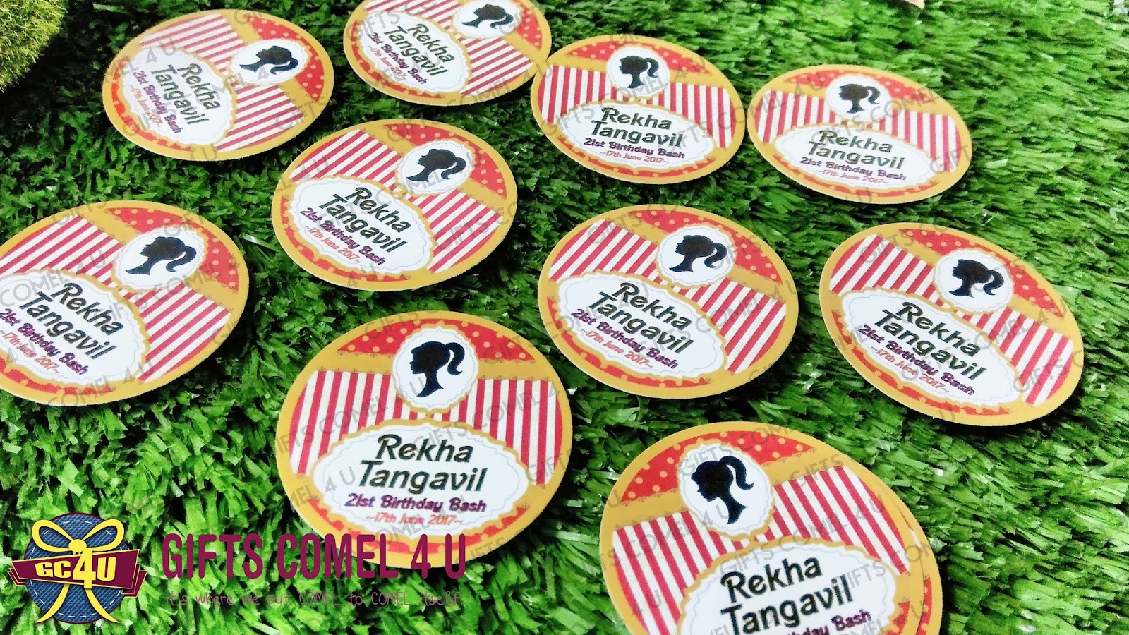 Gifts Comel 4 U: Stickers & TQ Tag